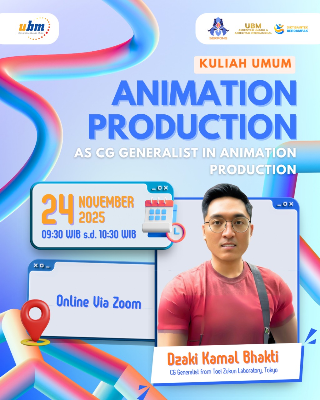 Kuliah Umum “Animation Production as CG Generalist in Animation ...